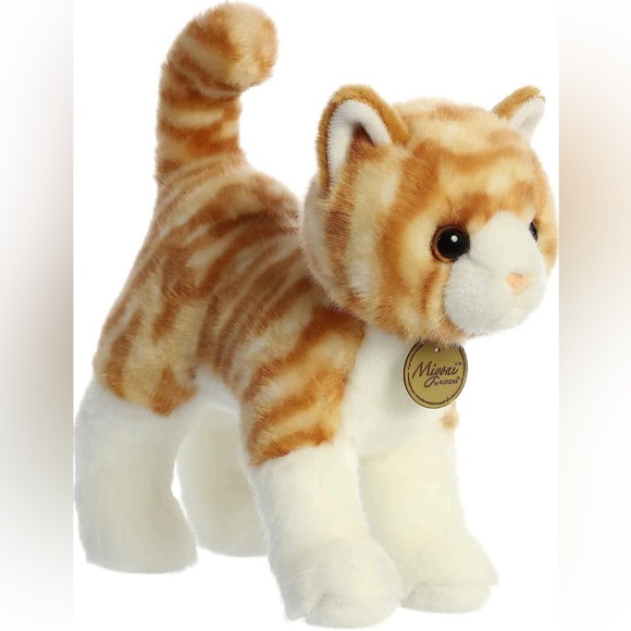 Aurora | Toys | Aurora Orange Tabby Cat Stuffed Animal Inches Bin Ac ...